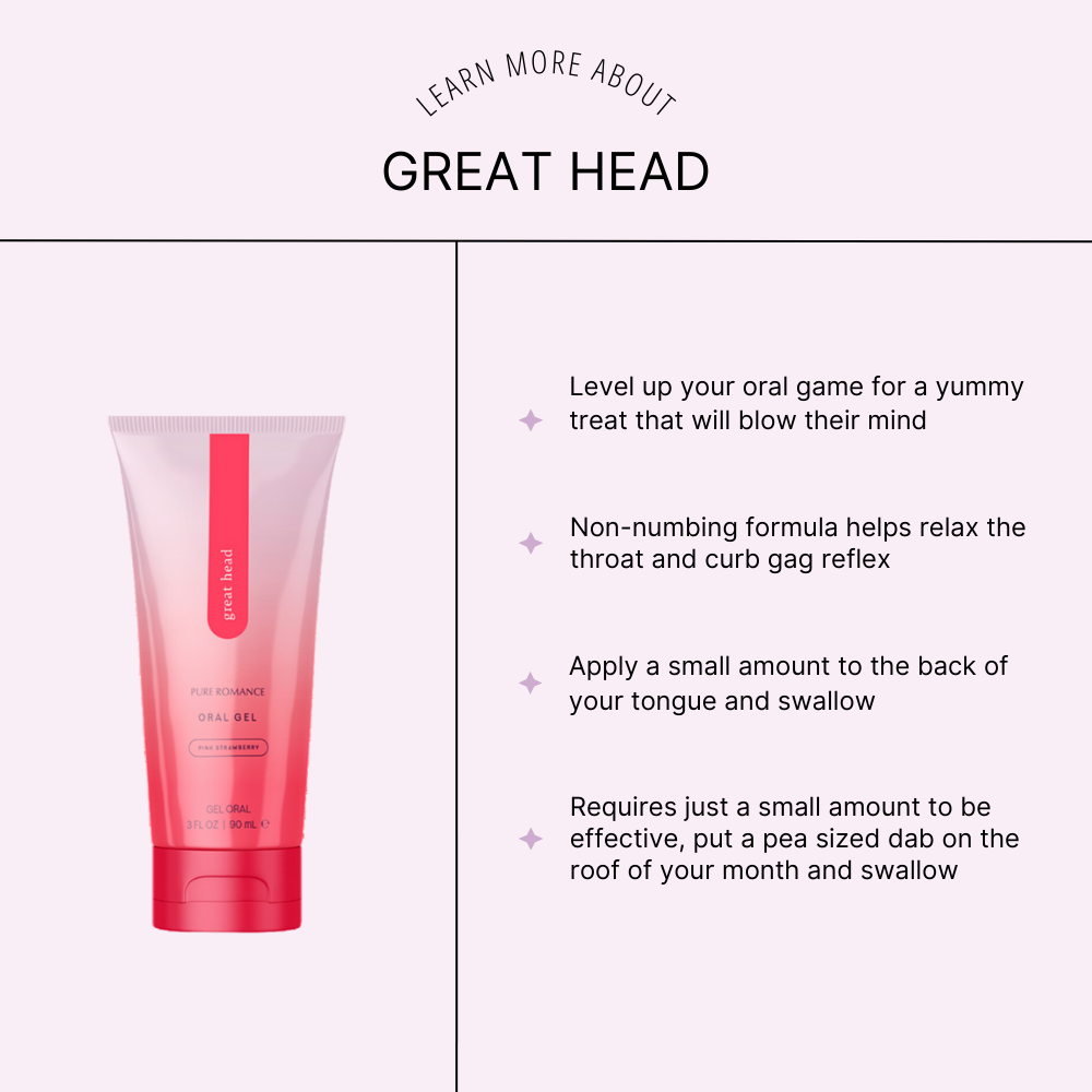 Great Head Oral Delight No Gag Gel – The Luv Coach